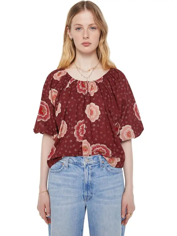 Natalie Martin Ella Top Poppy Cherry - Pink