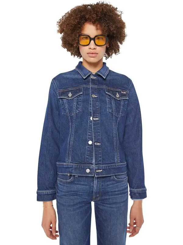 MOTHER The Bruiser Perfectly Imperfect Jacket - Blue