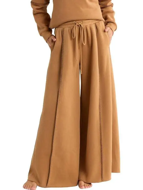 UGG Classic Wide-leg Pajama Pants - Chestnut