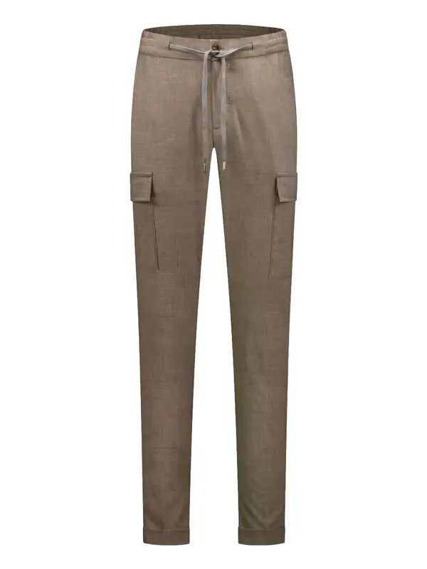 Marco Pescarolo Cargo-pocket Drawstring Trousers - Neutrals