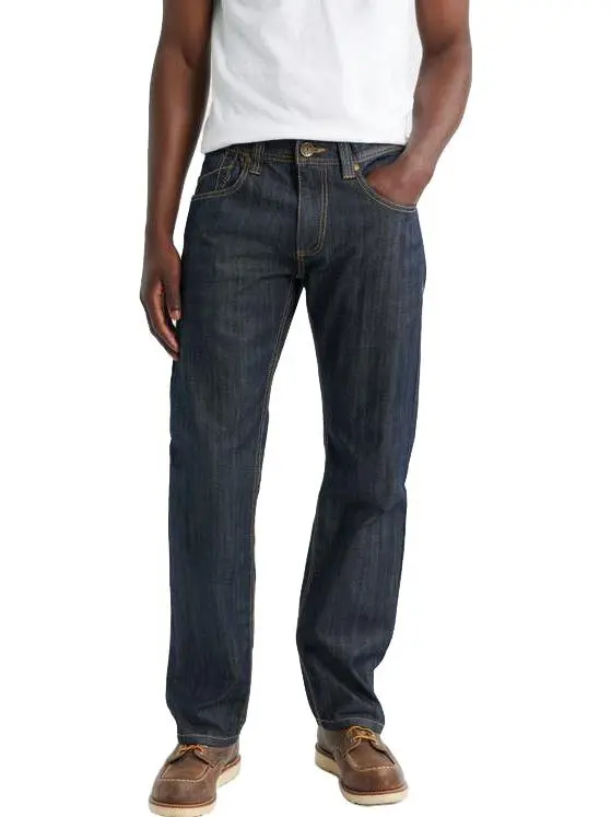 LEVEL 7 Relaxed Straight-leg Jeans - Raw