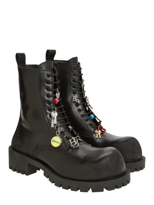 Balenciaga Hummer Combat Boots - 1080 Black