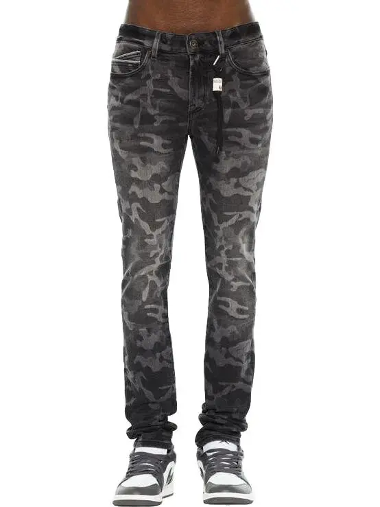 CULT OF INDIVIDUALITY Punk 601 Super Skinny Jeans - Camo