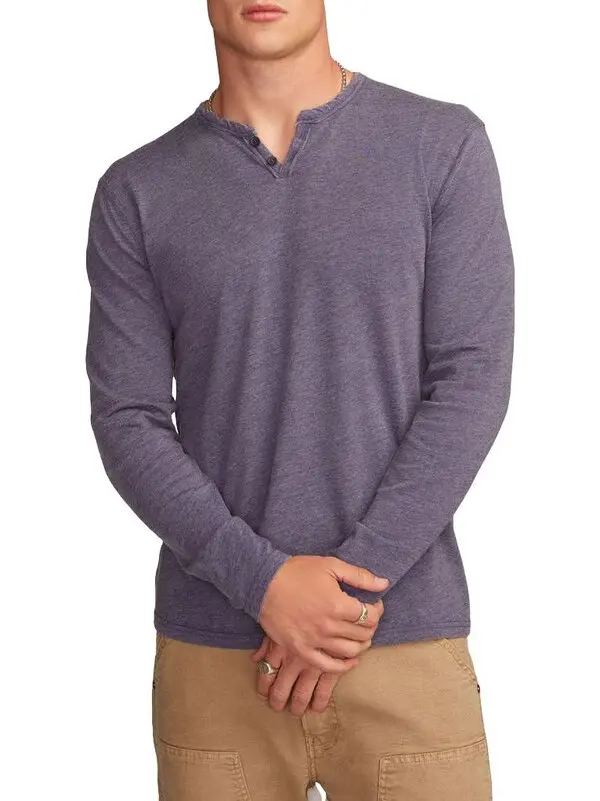 Lucky Brand Venice Burnout Henley - Inkling