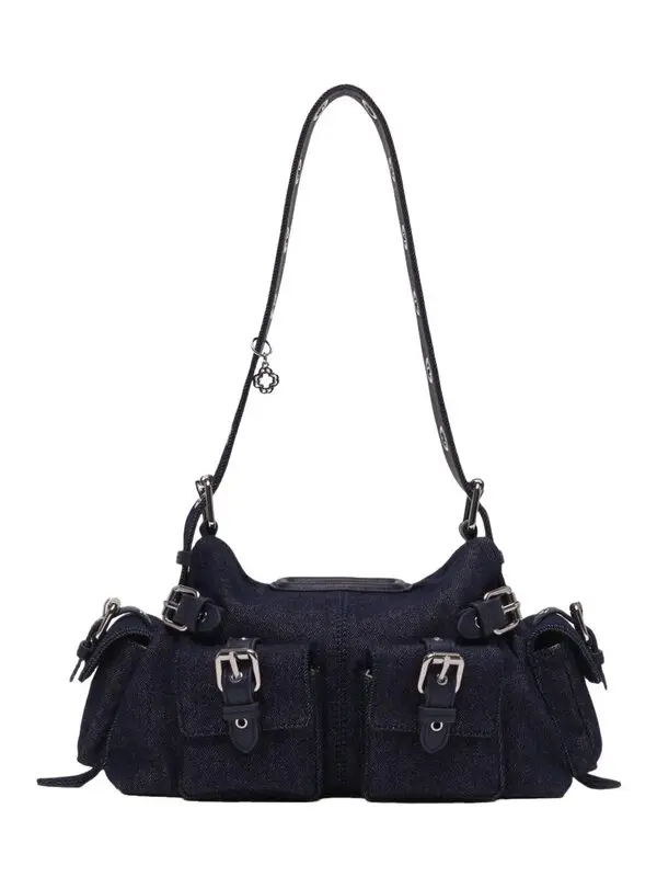 Maje Miss M Pockets Denim Bag - Navy