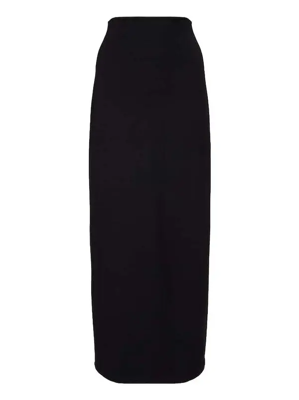 LESET Rio High-rise Maxi Skirt - Black