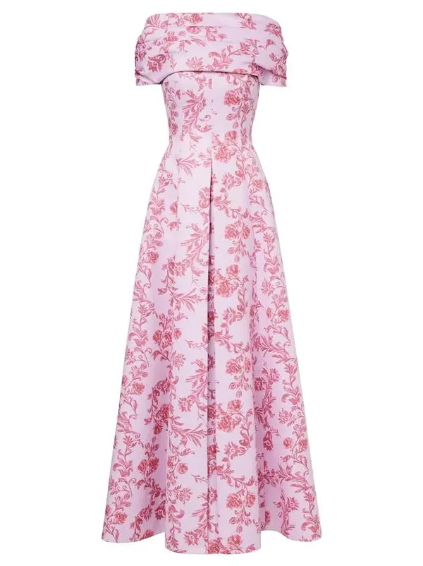 EMILIA WICKSTEAD Mara Floral Gown - Pink
