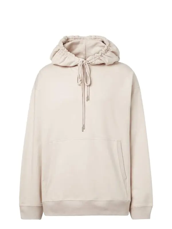 Dries Van Noten Cotton Jersey Hoodie - White