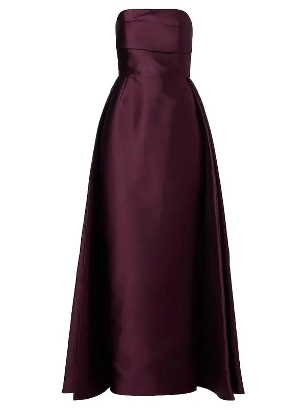 Solace London Satin Gown - Purple