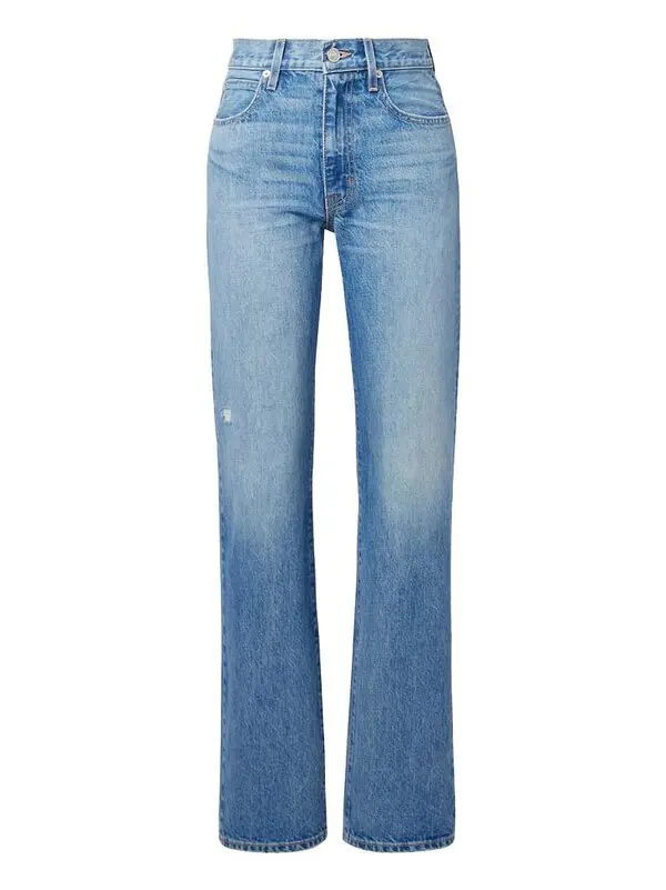 SLVRLAKE Sophie High-rise Straight Jeans - Blue