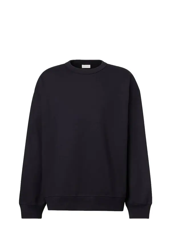 Dries Van Noten Cotton Jersey Sweatshirt - Blue
