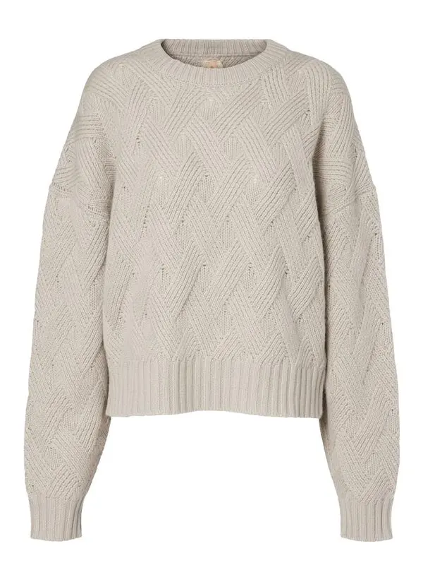 Jardin Des Orangers Wool And Cashmere Crewneck Sweater - Grey