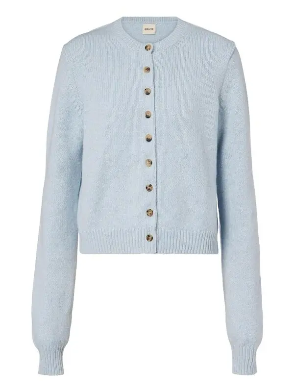 Khaite Everheart Cashmere Cardigan - Blue