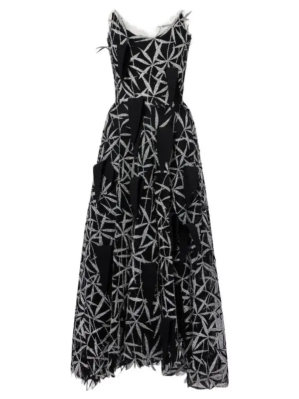 Maticevski Axis Embellished Gown - Black