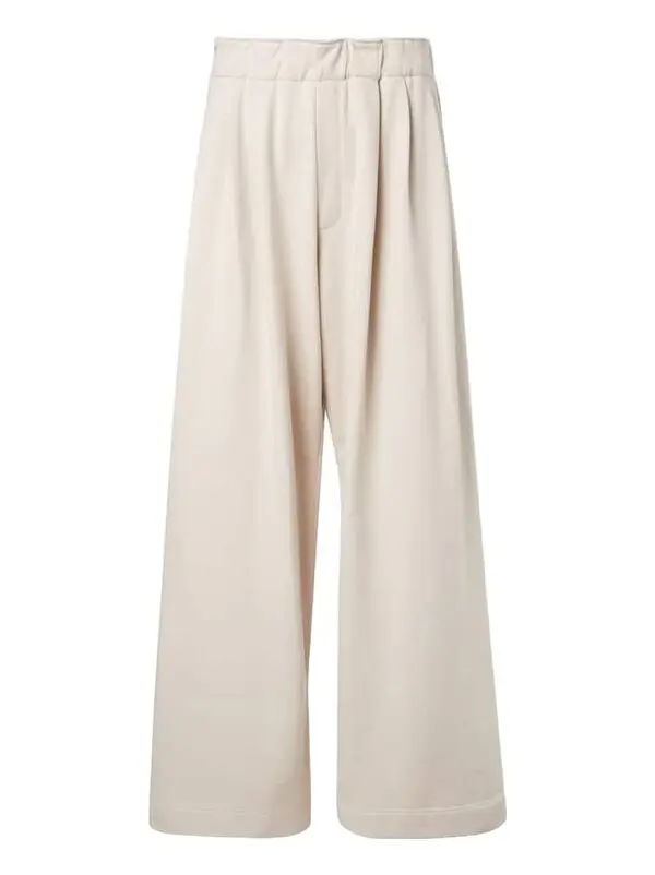 Dries Van Noten Cotton Jersey Sweatpants - White
