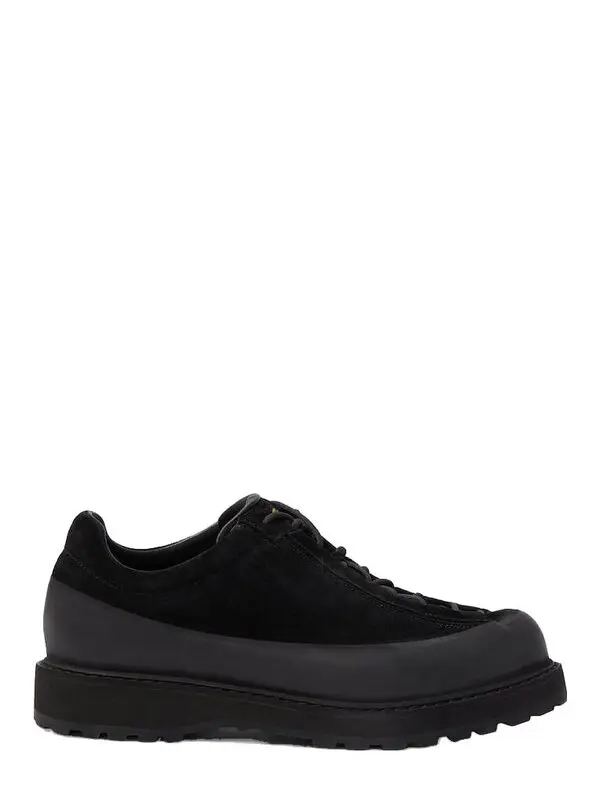 Stone Island Compass Suede Sneakers - Black