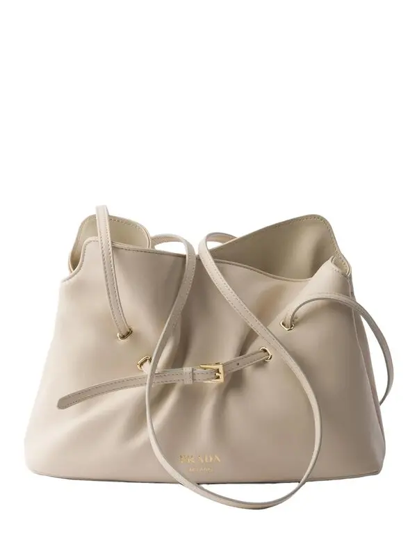 Prada Small Nappa Leather Bag - Neutral