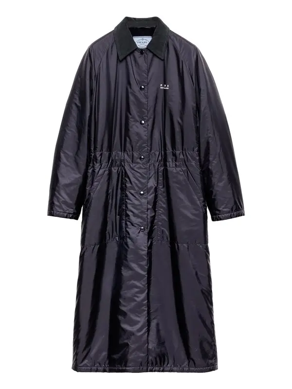 Prada Lightweight Re-nylon Raincoat - Blue