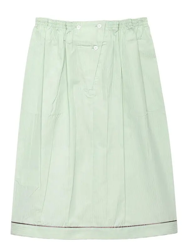 Prada Cotton Midi-skirt - Green