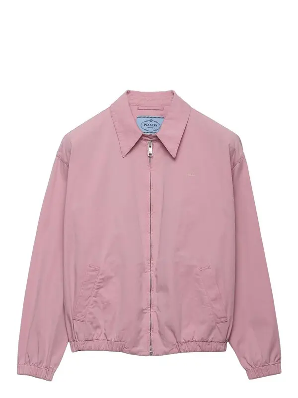Prada Gabardine Blouson Jacket - Pink