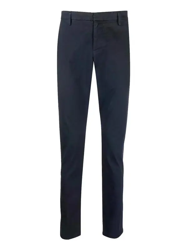 DONDUP Pleated Slim-fit Chinos - Blue