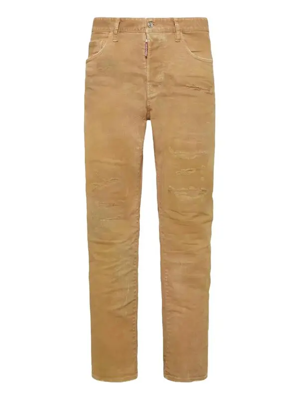Dsquared2 Cotton Trousers - Neutrals