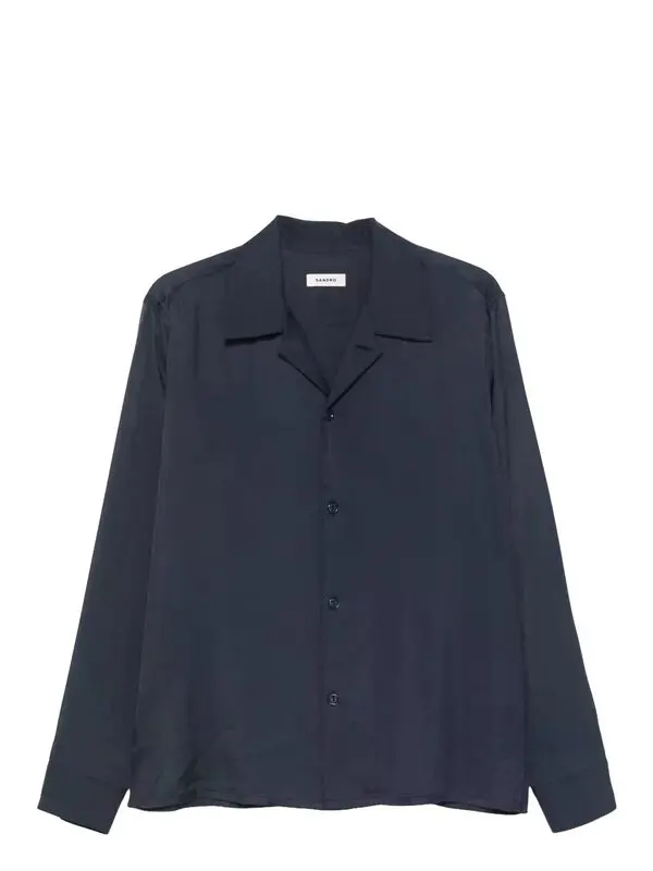 Sandro Long Sleeve Shirt - Blue