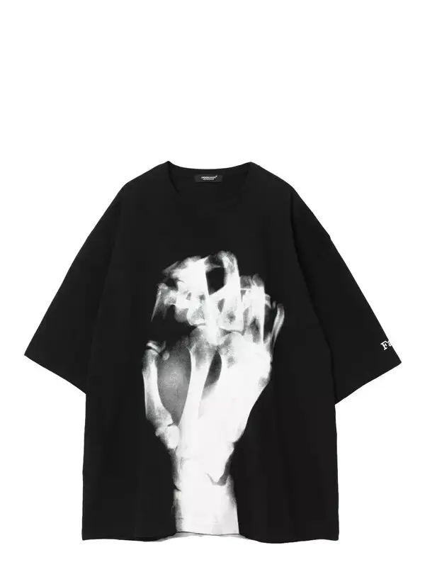 UNDERCOVERISM X-ray Print Cotton T-shirt - Black