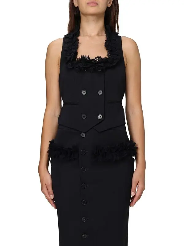 Alexander McQueen Waistcoat - Black
