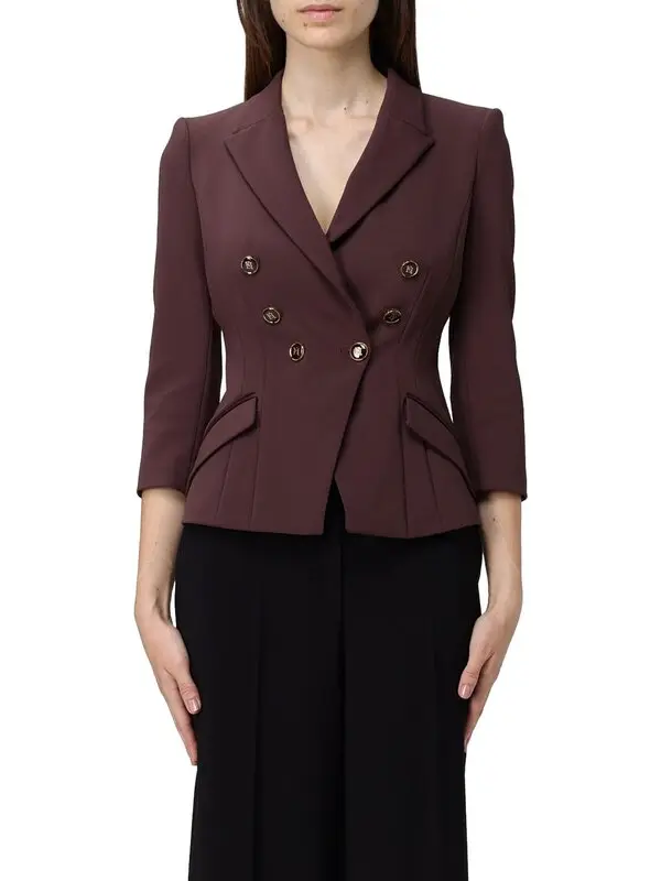 Elisabetta Franchi Jacket - Wine