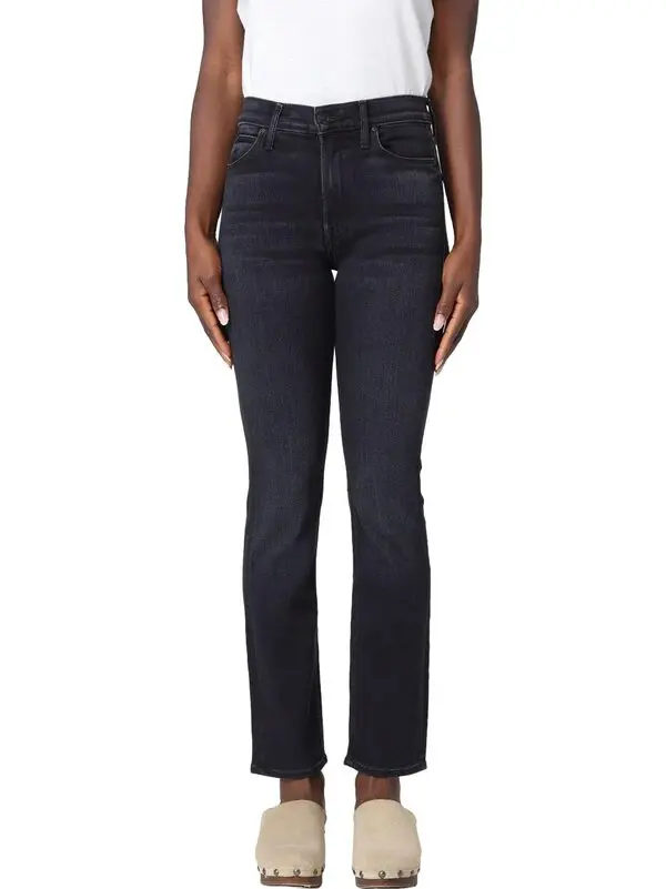 MOTHER Straight Leg Jeans - Black