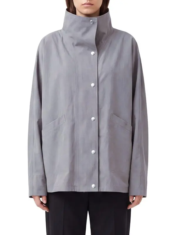 TOTEME Parachute Water-repellent Technical Fabric Jacket - Grey