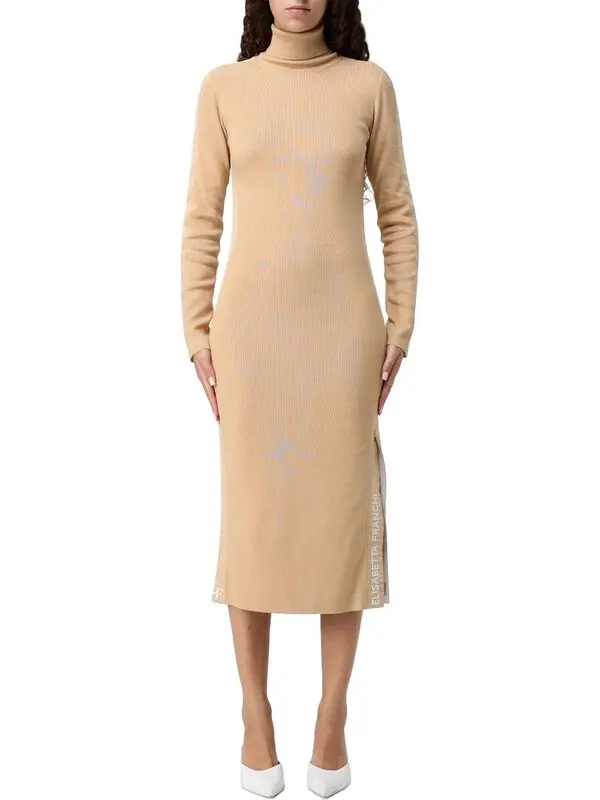 Elisabetta Franchi Midi Dress - Honey