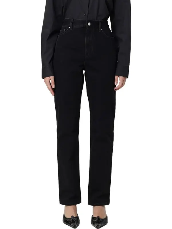 TOTEME Wash Straight Leg Jeans - Black