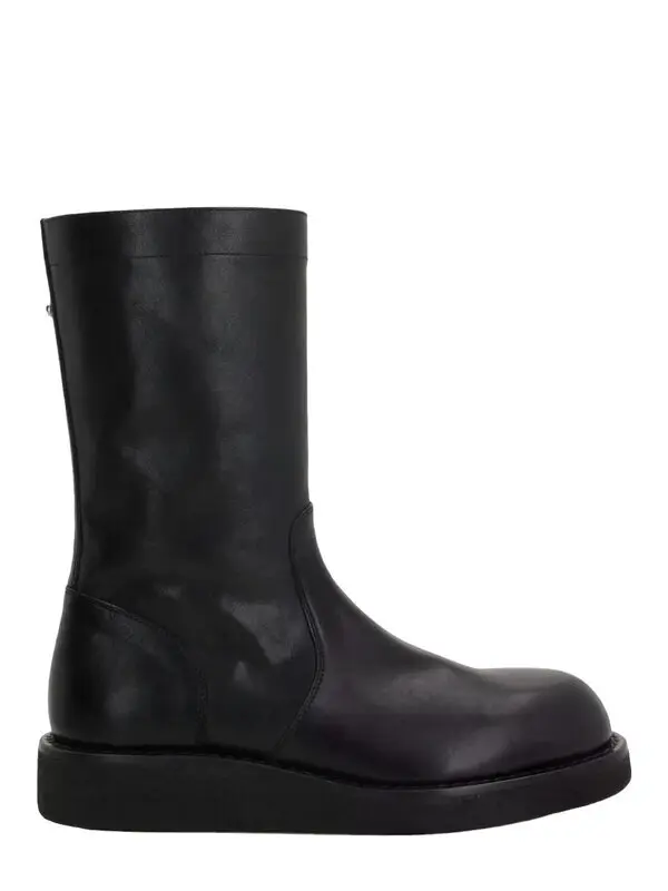 ANN DEMEULEMEESTER Round-toe Boots - Black