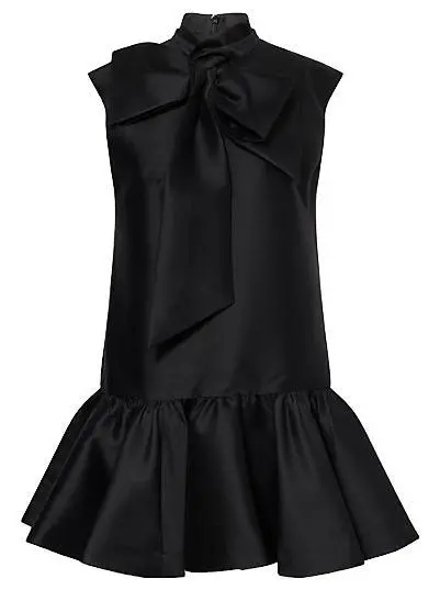 Zimmermann Wool And Silk Mini Dress - Black