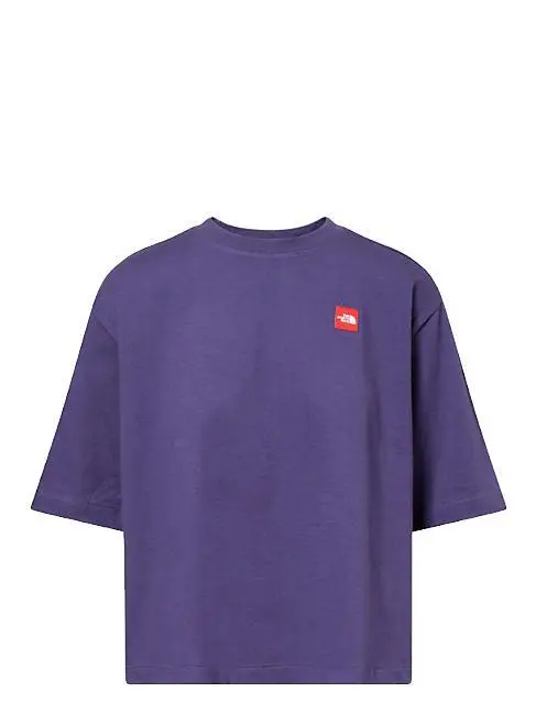 The North Face Cotton-jersey T-shirt With Brand Patch - Eternal Purple
