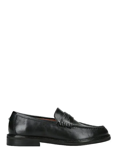 Steve Madden Madison Leather Loafers - Black