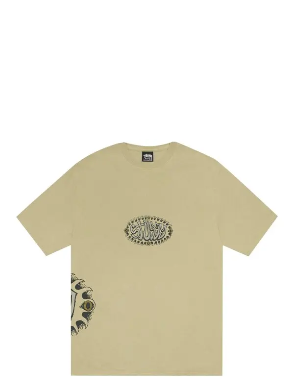 StÜssy Wave Oval Tee - Green