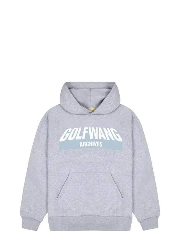 GOLF WANG Archives Fleece Hoodie - Grey