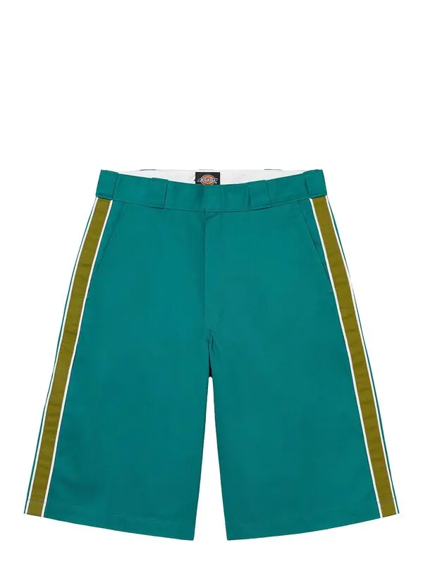 Supreme X Dickies Striped Work Shorts - Teal