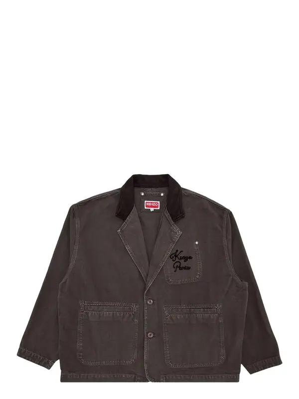 Kenzo Chainstitch Workwear Jacket - Brown