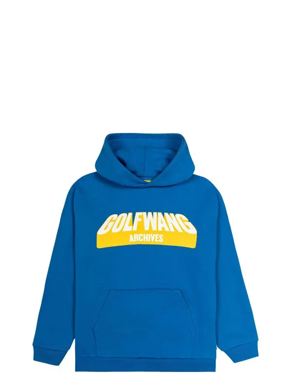 GOLF WANG Archives Hooded Sweatshirt - Blue