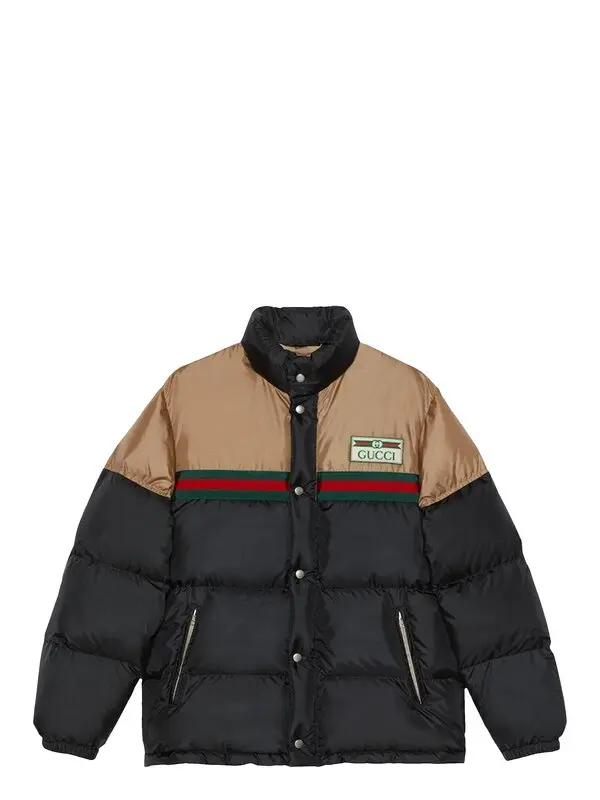 Gucci Padded Satin Jacket - Brown