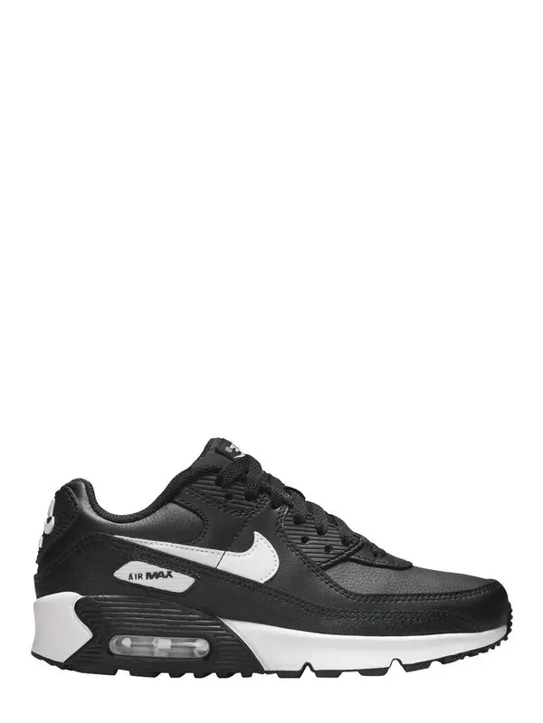 Nike Air Max 90 Leather Sneakers - Black
