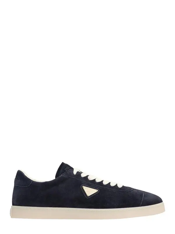 Prada Lane Suede Sneakers - Blue