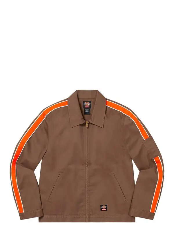 Supreme X Dickies Stripe Eisenhower Jacket - Brown