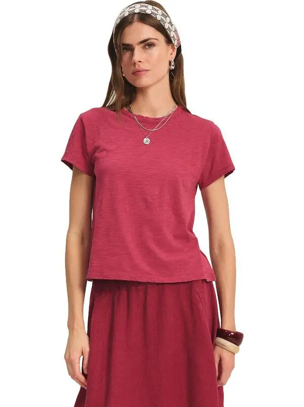 Velvet By Graham & Spencer Marie Tee - Red