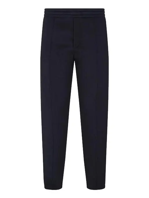 Emporio Armani Travel Essentials Double-jersey Joggers - Navy