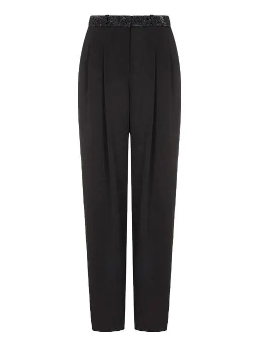 Giorgio Armani Georgette Trousers - Red